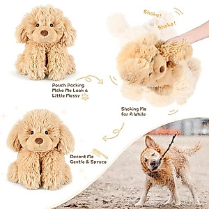 SuzziPals Warmable Golden Retriever Plush Toy, Microwavable Stuffed Animal Heating Pads for Period & Stress Relief, Lavender Dog Stuffed Animal for Anxiety, Bedtime, Puppy Plushie Gifts for Kid Women