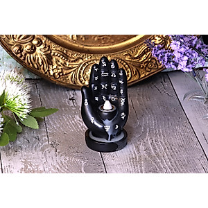 Nemesis Now Palmistry Backflow Incense Burner (Black) 12cm