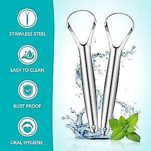 Tongue Scraper, Tongue Cleaner, Oral Care Tongue Scrubber, Tongue Cleaning Brush (1pcs)