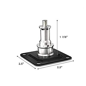 LimoStudio [2-Pack] Wall and Ceiling Mount with 5/8” Stud and 1/4" Thread with Screws for Photo Studio and Video Shooting, AGG2801