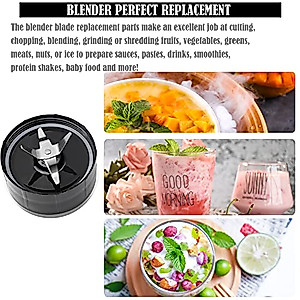 11 PCS Blender Replacement Parts Cross Blade 16OZ Replacement Cup with Handle,12OZ Short Cup with Lip Ring and Stay-Fresh Lid Replacement Cups Compatible with Magic Bullet Blender Cups MB1001 Series