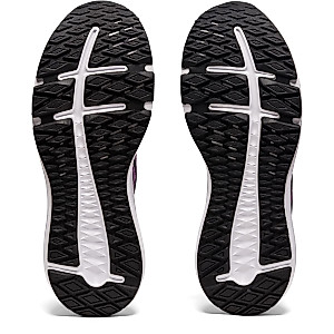 ASICS Women's Patriot 12 Running Shoes, 11, Carrier Grey/Digital Grape