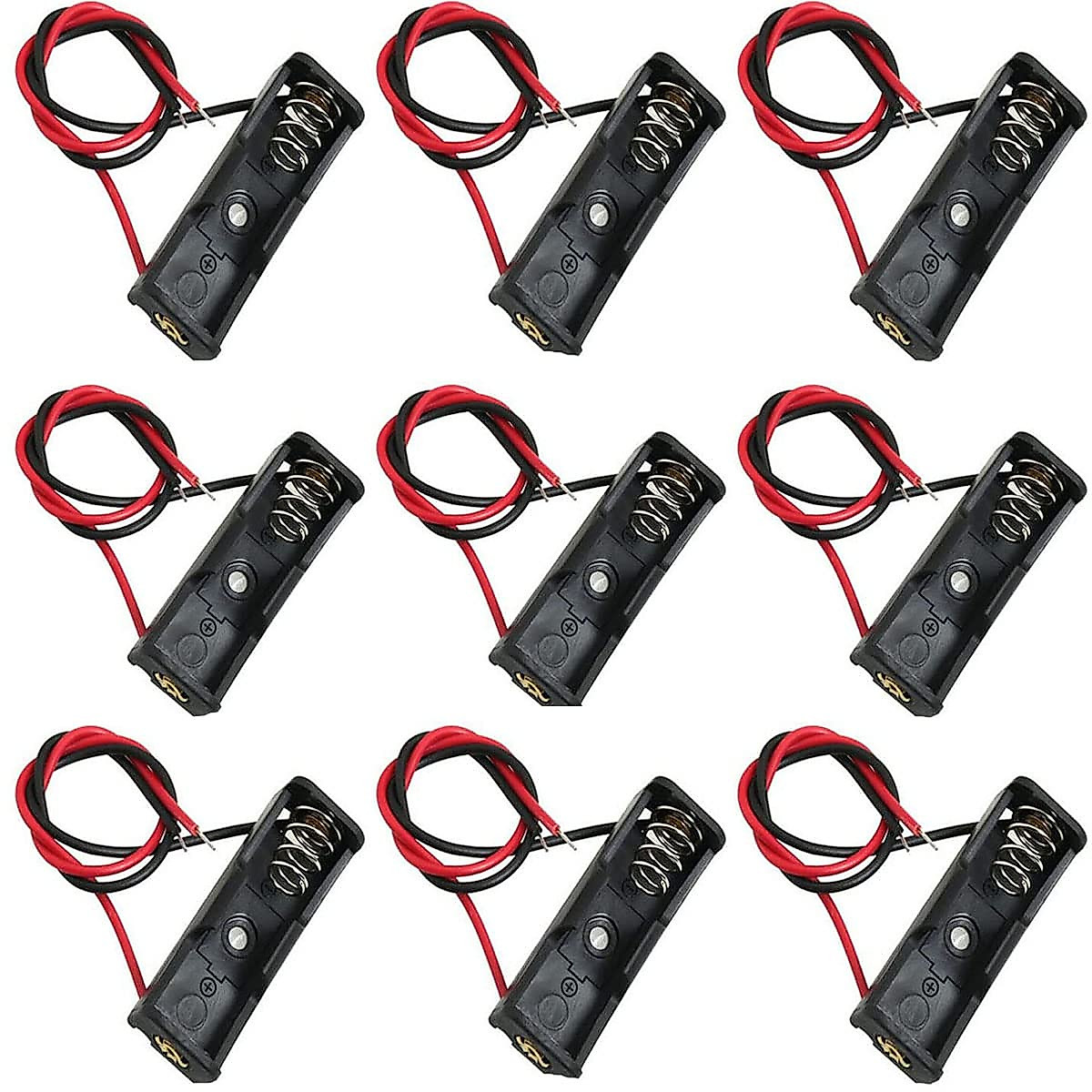 AIMPGSTL 9PCS 12V 23A Battery Case Holder Box 12V 23A Battery Case Holder Box