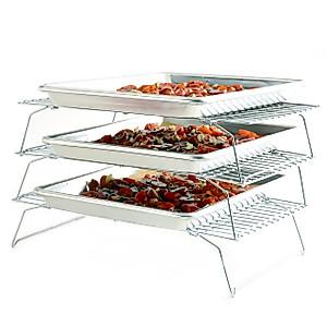 Norpro 3-Tier Stackable Cooling Rack Set, 12.5 x 18/32cm x 45.5cm