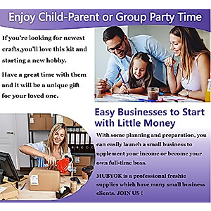 MUBYOK M139 57PCS Car Freshies Supplies Starter kit, DIY Freshie Making kit with Unscented Aroma Beads,Freshies Silicone Molds and Accessories (Make 4 freshie)