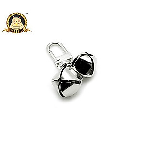 4 PCS Pet Small Bells for Collar, Pet Ornament, Bell Training Pendants Jewelry for Pet Cat Dog Necklace Collar