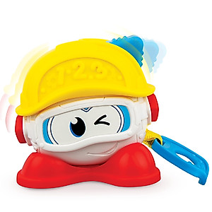 KiddoLab Kids Tape Measure - Pretend Paly Toys for Babies 6-12 Months - Wibble Wobble Toy with Pull String & Lock - Early Developmental Fine Motor Skills 12-18 Months Baby Toys