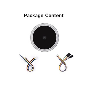 Waveshare Round 2D Codes Scanner Module, Barcode/QR Code Reader, with LED Indicator, Small Size, Easy to Integrate