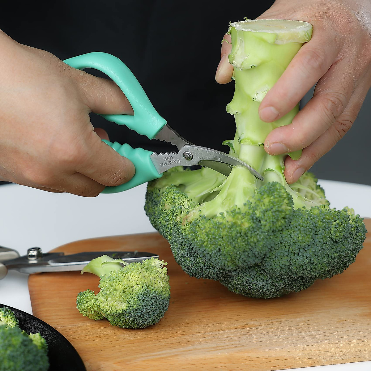 kitchen Seafood Scissors,Crab Lobster Leg Crackers and Seafood Tools for Lobster, crab, shrimp, vegetables and other cutting work 6.1 inch (Colorful 12)