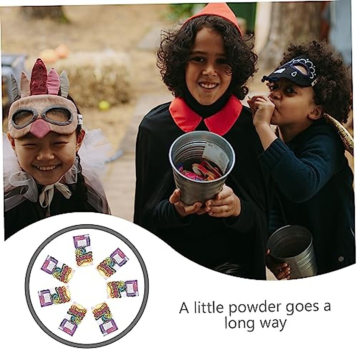 ibasenice 50 pcs Toxic Tricks Toy Funny Annoyatron Gifts April Ass- Fools Stuffers Medium Christmas Safe Ages Gag Kids Favors Fools' Birthday Powders Practical Prank Surprise Play