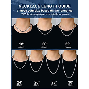 Man Chain Necklace Steel 28 inch Stainless Jewelry Gift