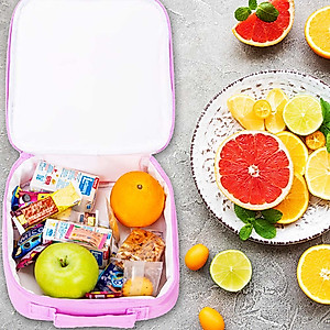 KLFVB 3PCS Unicorn Backpack for Girls, 16" Sequin Kids Bookbag and Lunch Box, Preschool Backpacks for Elementary Students