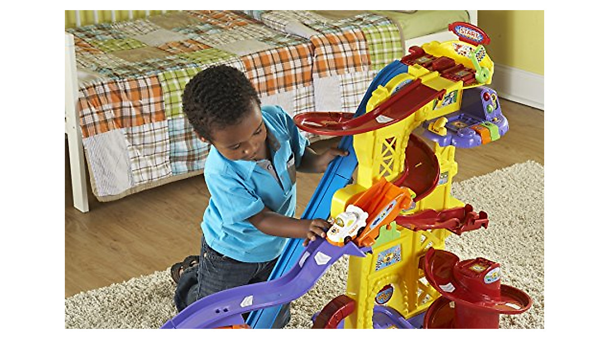 VTech Go! Go! Smart Wheels Race Track Playset - Learn & Play!