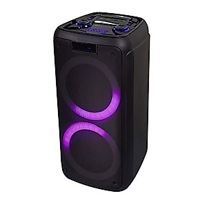 Rockville Rock Party 8 Dual 8" Battery Powered Home/Portable Bluetooth Speaker