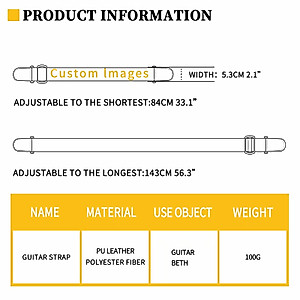 SEANATIVE Boho Horse Turquoise Aztec Print Guitar Straps with Pick Pocket Electric Acoustic Guitars Musical Accessories