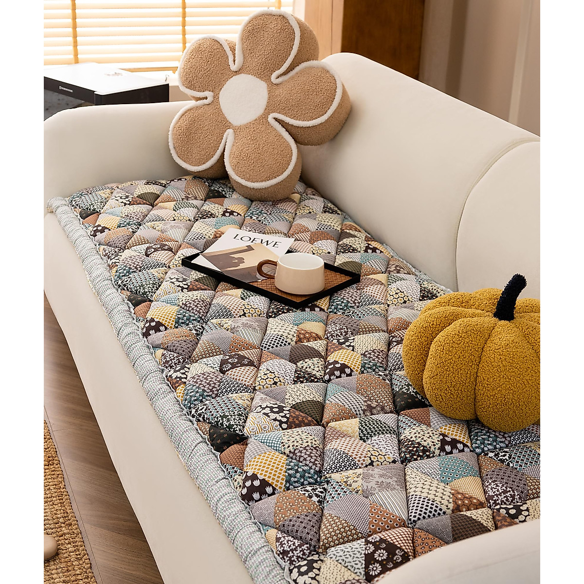 HOMEREFROM Pet Mat Bed Couch Cover for Dog, Washable Dog Couch Cover Protector, Non Slip Pet Couch Covers for Sofa (27.55 * 59.05, Grey)