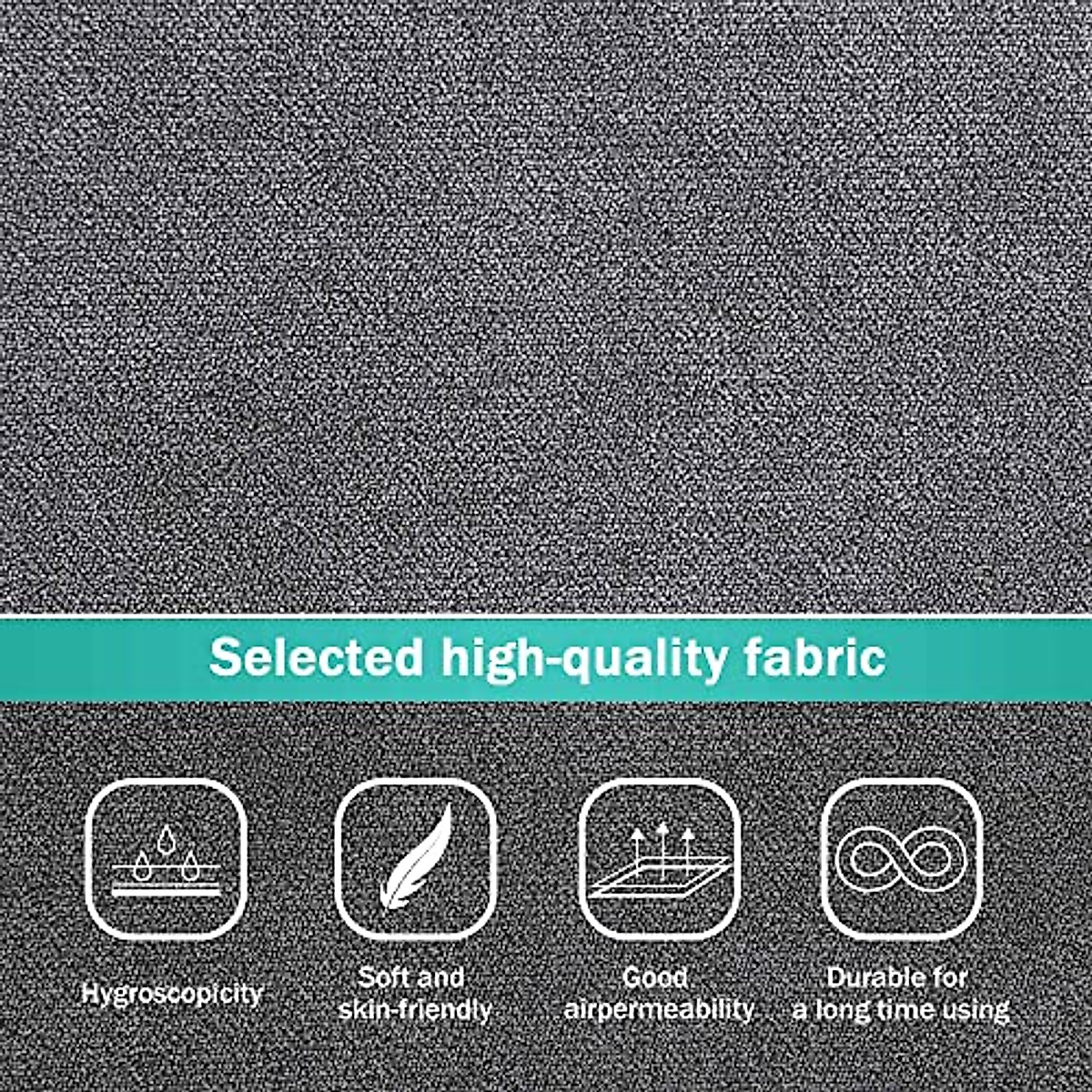 ATY Upholstered Sectional Sofa, L Shape Couch with 3 Pillows, Living Room Furniture, Perfect for Office, Apartment, 88 x 88 Inch, Gray