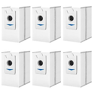 Moupaa 6PCS Dust Bags for Ecovacs Deebot X5 Pro/ X5 Omni/ X2/ X2 Pro/ DEX86 Robot Vacuums Replacement Spare Parts