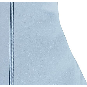 Woombie Simply Baby Swaddling Blanket I Soothing, Cotton Baby Swaddle I Wearable Baby Blanket, Blue Moon, 0-3 Months