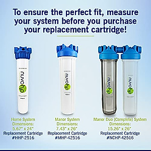 NuvoH2O Manor + Taste Water Softener System Replacement Cartridge