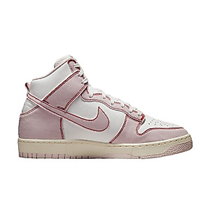 Nike mens Dunk High 85 Shoes, Light Pink/White/Red, 9.5