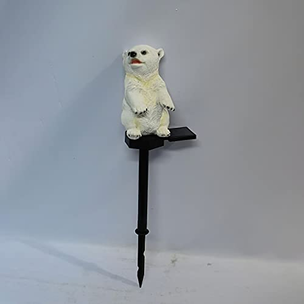 CAMPSLE Outdoor Solar Light, Cute Polar Bear Shape Garden Stake Light, Waterproof Solar LED Light for Walkway Yard Lawn Landscape Path Decoration