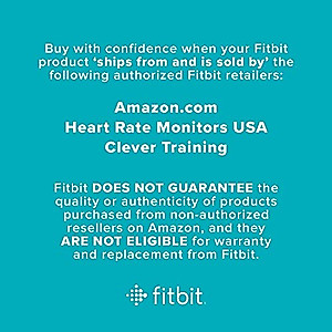 Fitbit Charge 2 Heart Rate + Fitness Wristband, Blue, Large (6.7 - 8.1 Inch) (US Version) (Renewed)