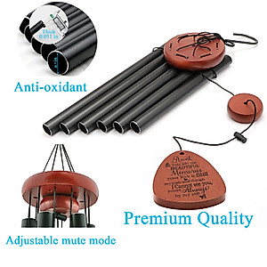 Memorial Wind Chimes Sympathy Gifts for Loss of Father Dad Large Angel Windchimes Outside Outdoor Garden Condolence Dad