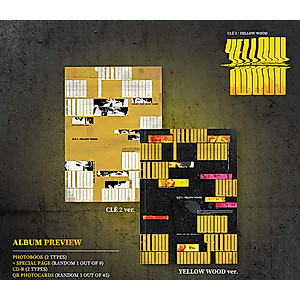 STRAY KIDS Special Album - CLE 2 : Yellow Wood ( Yellow Wood Ver. ) CD+Photobook+QR Photocards+( Extra 4 Photocards + 1 Double-Sided Photocard )