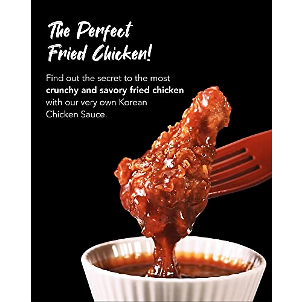 FUNTABLE KOREAN CHICKEN SAUCE - Sticky and Tangy Dipping Sauce for Authentic Korean Style Fried Chicken (14.1 OZ, Pack of 1)