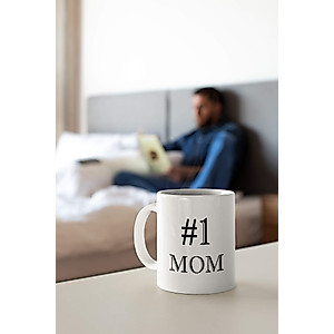 #1 Mom Coffee Mug | Worlds Best Mother Mug | Great Gift Idea for Mom Birthday Mothers Day etc | CM1046