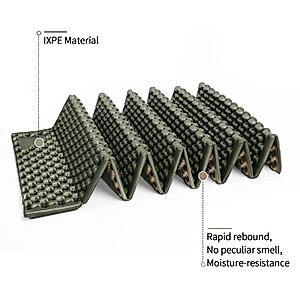 Foam Camping Pads for Hiking, Ultralight Closed Cell Mattress, Waterproof Soft Mat for Adults, Wide Picnic Yoga Mats, Folding Sleeping Pad for Outdoor Backpacking