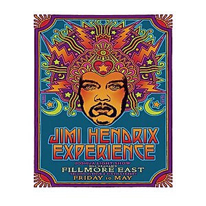 JH Experience - Filmore East Music Poster Wall Art, This Ready to Frame Vintage Musician Wall Art Poster Print is Good For Music Room, Dorm, Studio, And Man Cave Room Decor, Unframed - 8 x 10”