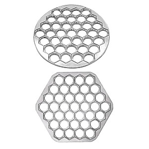 TOPofly Dumpling Maker, Ravioli Maker 9.84inch 37 Holes Aluminium Alloy Reusable Washable Dumpling Maker Home Kitchen Restaurant Ravioli Dumpling Mould, Ravioli