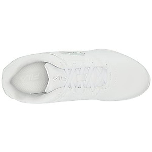 FILA Women's Shout Sneaker, White/White/White, 9.5