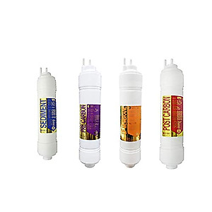 4EA Premium Replacement Water Filter Set for Hanil World : PHILEO-914UF- 1 micron