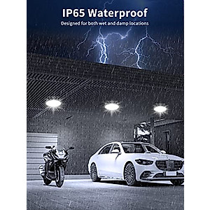 wowspeed LED High Bay Light,500W 50000LM UFO LED High Bay Light,6500K Daylight LED Shop Light, IP65 Waterproof LED Commercial Warehouse Area Light,LED Garage Light for Garage Gym Factory Warehouse