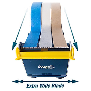 excell EX-17/3IN JVCC EX-17 Steel Desk Top Tape Dispenser: 3" wide, Blue/Grey