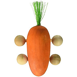 Ware Roll-N-Carrot Chew Toy, 4" L X 2.5" W X 1.5" H