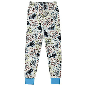 LEGO Batman Pajama Set For Boys, 4-Piece Cotton Blend, Blue/Black, Size 4