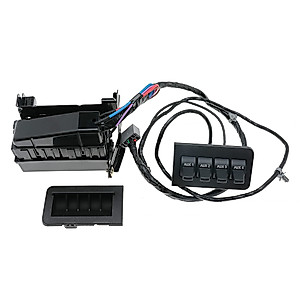 in-Dash Upfitter Switch Kit for Ford F250 F350 F450 F550 Super Duty 2008 2009 2010 Replace 9C3Z14A303A 9C3Z-14A303-A AL3Z-13D730-AA AL3Z13D730AA