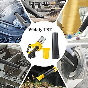 Flat Nozzle for DeWalt 60V MAX Flexvolt Leaf Blower Flat, Work for DeWalt DCBL772X1 & DCBL772B & DCMBA572(1 Pack, no Tool)