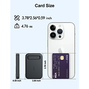 EMNT Mini Magnetic Portable Charger for iPhone,5200mAh Power Bank with Built-in Cable, Battery Pack Compatible with iPhone 14/13/12/11 Pro/Max/X/8/7/6 etc, Non-Wireless Charging