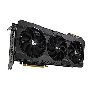 ASUS TUF Gaming NVIDIA GeForce RTX 3060 Ti OC Edition Graphics Card (PCIe 4.0, 8GB GDDR6, HDMI 2.1 , DisplayPort 1.4a, Dual Ball Fan Bearings, Military-Grade Certification, GPU Tweak II), Black