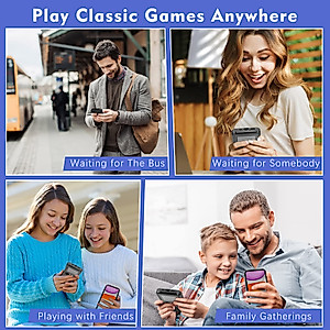 Chu9 Game Phone Case, 168 Built-in Small Video Games, Red, Compatible with iPhone 11 Pro