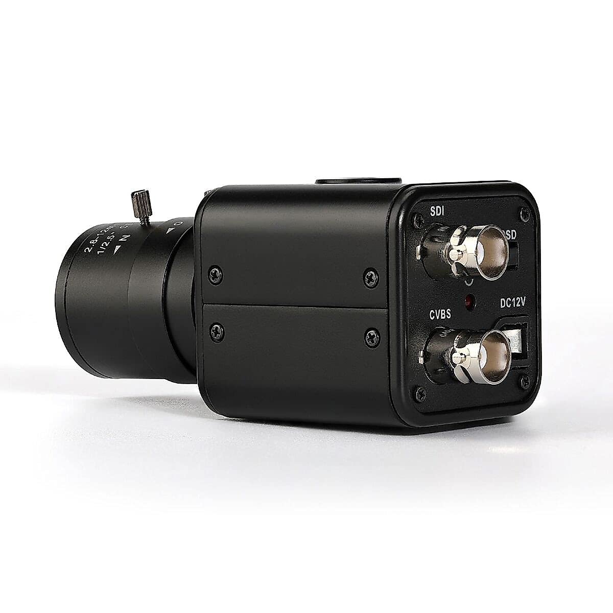 HD SDI Camera, 2MP 1080P Digital CCTV Security Camera, 1/2.8 High Sensitivity Sensor CMOS with 2.8-12mm Manual Varifocal HD 3MP Lens，DC12V 1A Power Adapter SDI Cable Free by Click Below Extra Saving