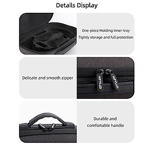 Aoyygg Storage Bag for PICO 4 VR Glasses, All-in-one Head Protective Carrying Case for PICO 4 Hard Shell Shock Absorption Carry Suitcase Protection Accessories