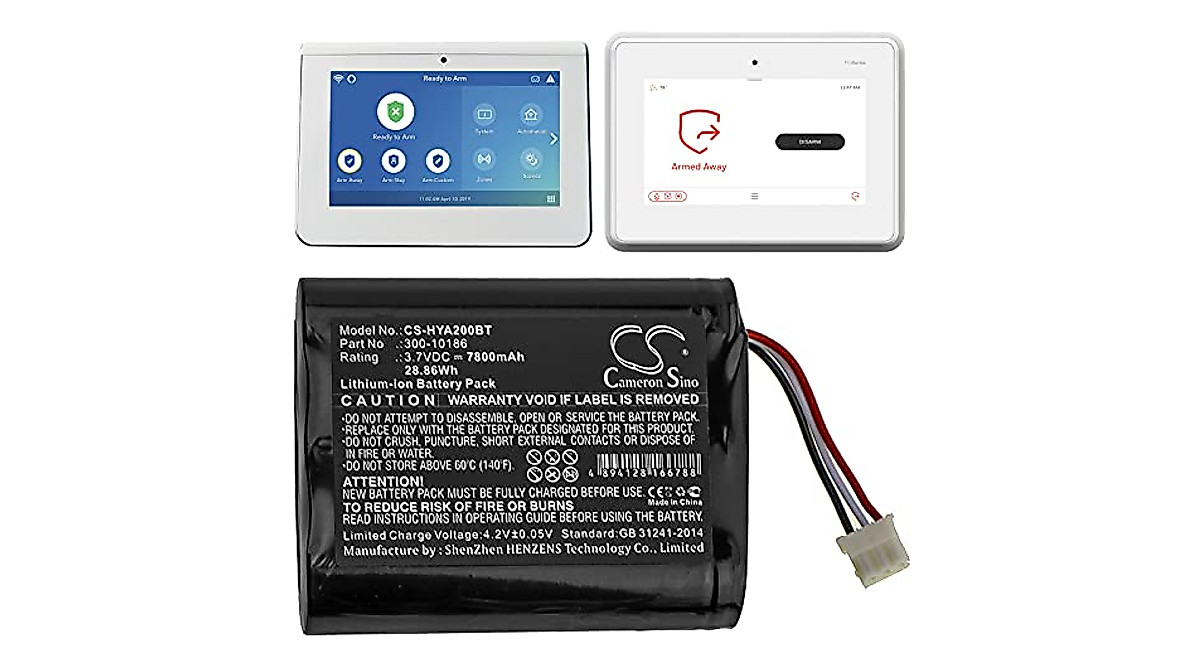 CRCZ Battery Replacement for ADT Security Panels - 7800mAh