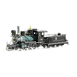 Fascinations Metal Earth Wild West 2-6-0 Locomotive 3D Metal Model Kit