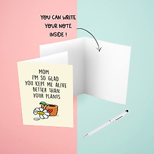 Cheerin Greeting Card with Envelope - Sweetest Day Card for Her - Romantic Birthday Card - Appreciation Card for Mom, Grandmas